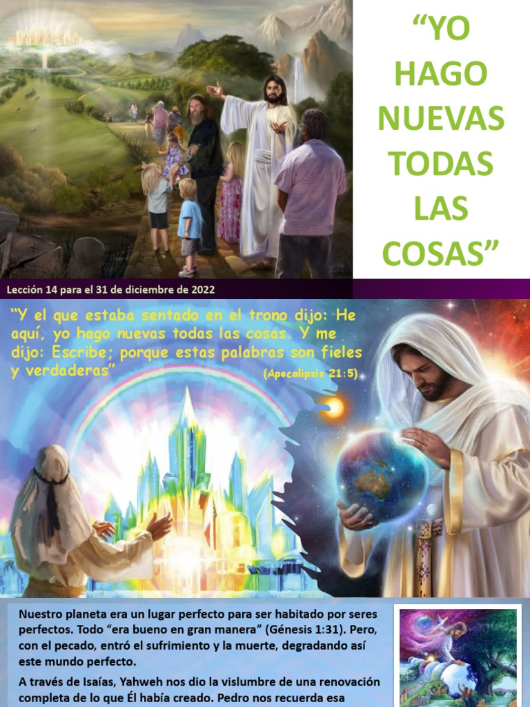Renovación Divina: Tierra Nueva y Adoración | PDF