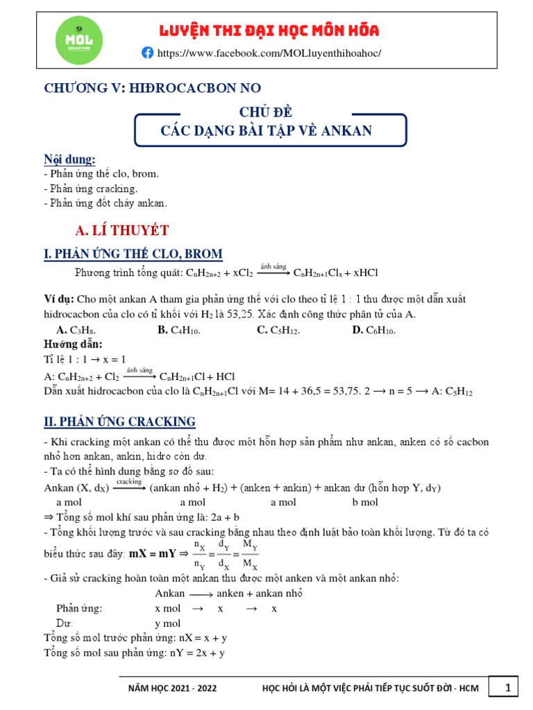 Tuan 2 - Cac Dang Bai Tap Ve Ankan | PDF
