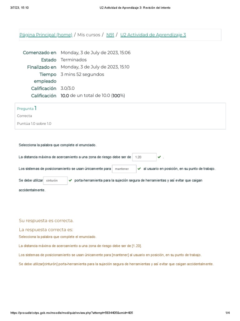 U2 Actividad de Aprendizaje 3 - NOM 009 | PDF