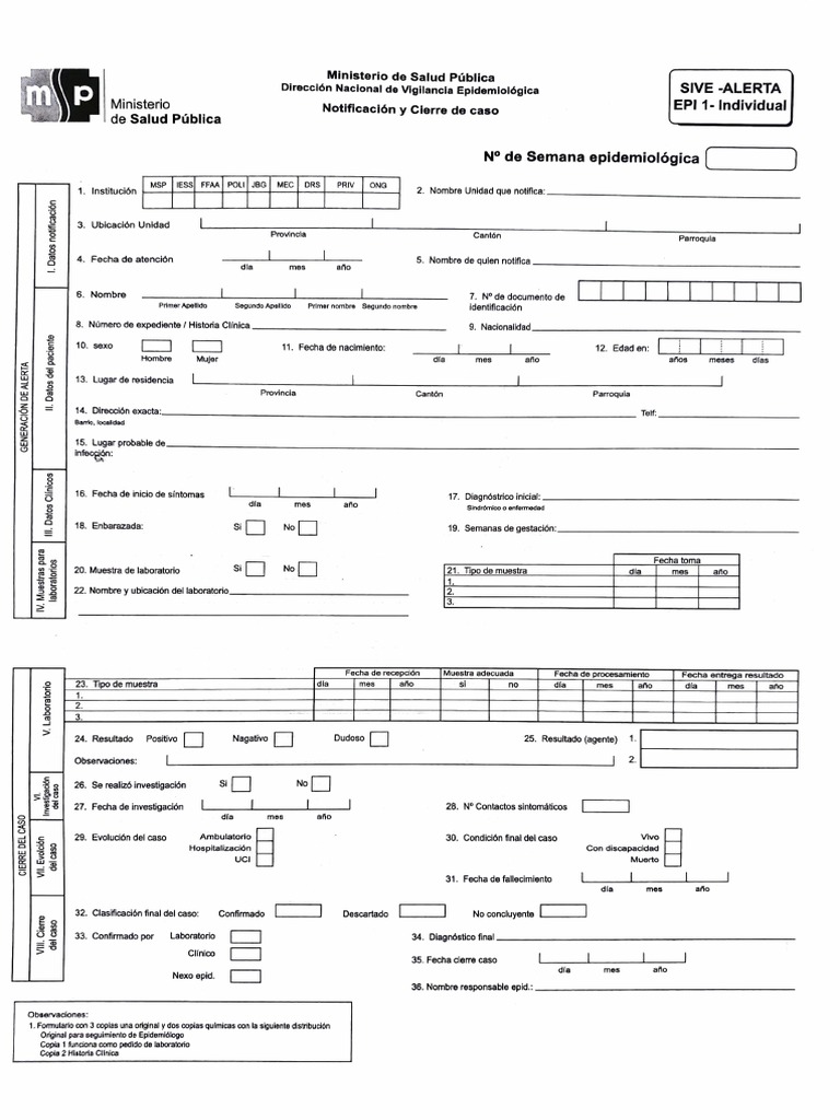 Epi 1 Individual | PDF | Epidemias | Especialidades Medicas