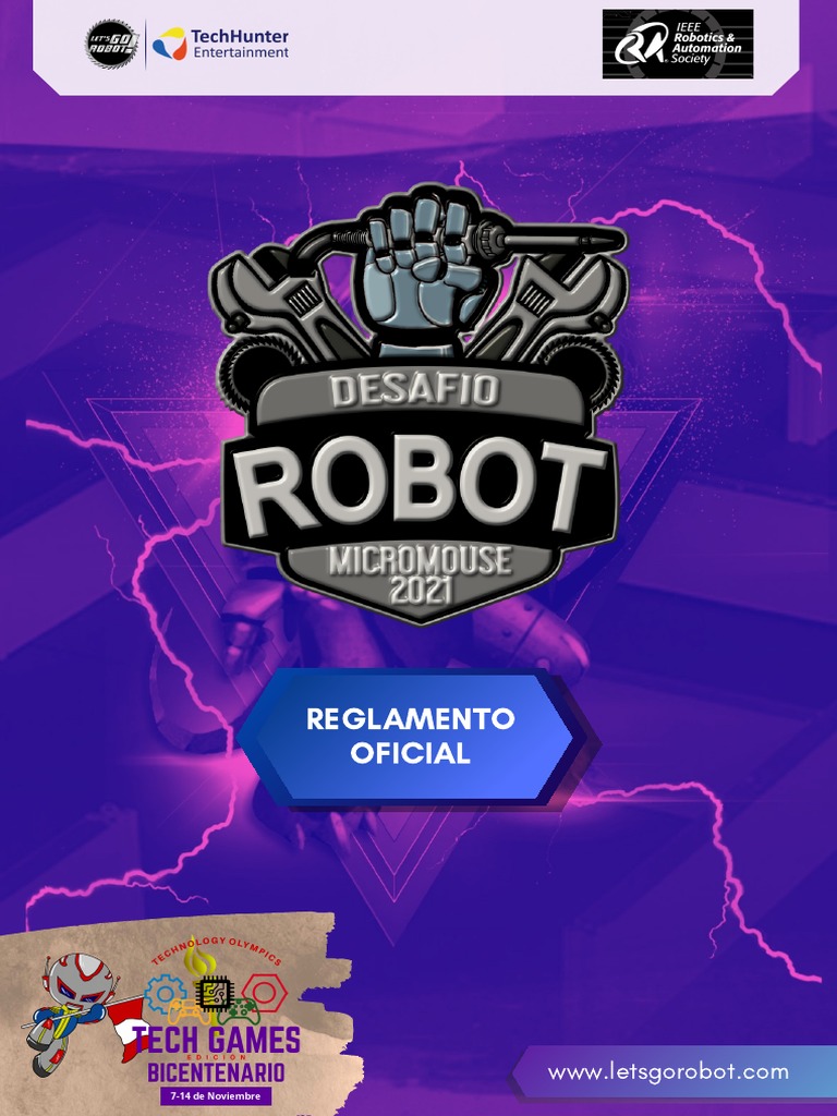 Desafio Robot MicroMouse Reglamento | PDF | Robot | Robótica