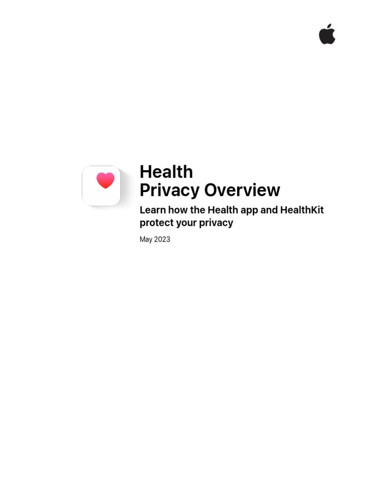 Health Privacy White Paper May 2023 | PDF | I Cloud | Ios