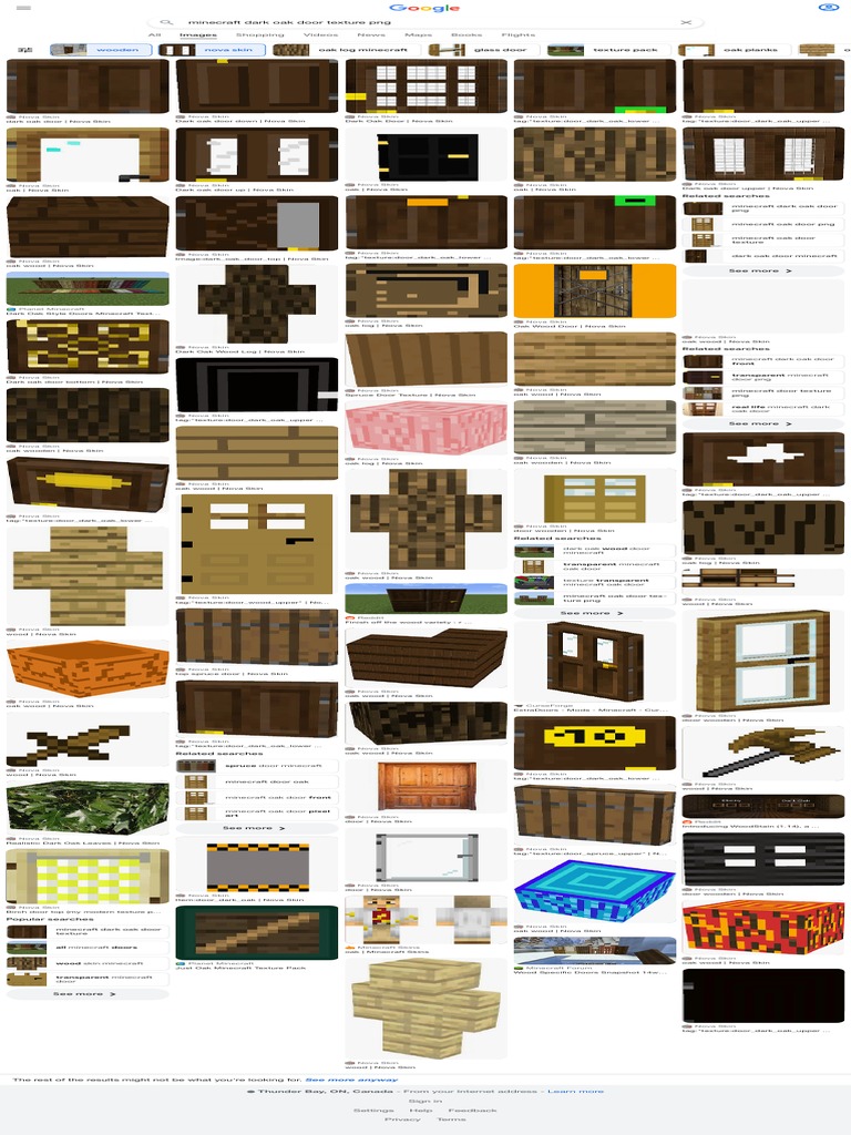 Minecraft Dark Oak Door Texture PNG - Google Sear | PDF
