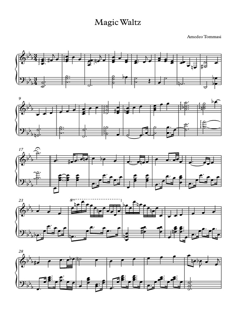 Magic Waltz - Full Score | PDF