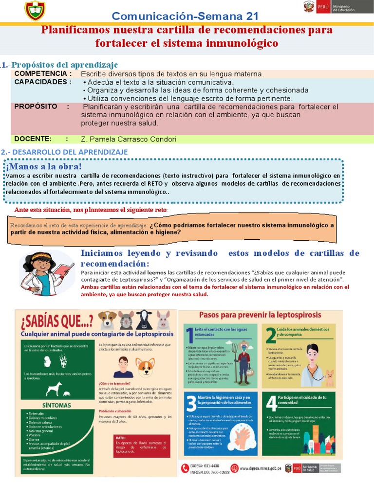 6TA EXPER-sem 21 - 13-09-21-Escribimos Una Cartilla | PDF | Aprendizaje | Ciencia cognitiva
