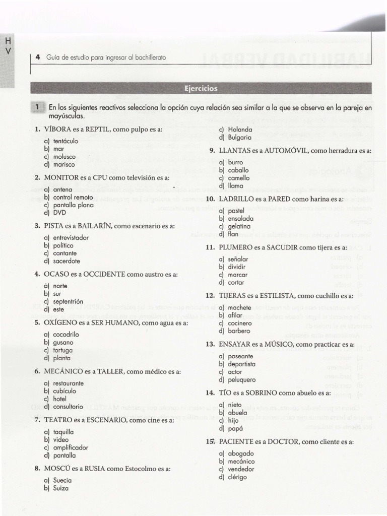 Guia EXANI I | PDF