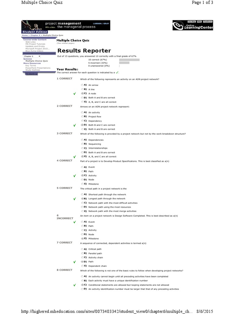 Project Management Chapter6 | PDF Project Management Chapter6 | PDF