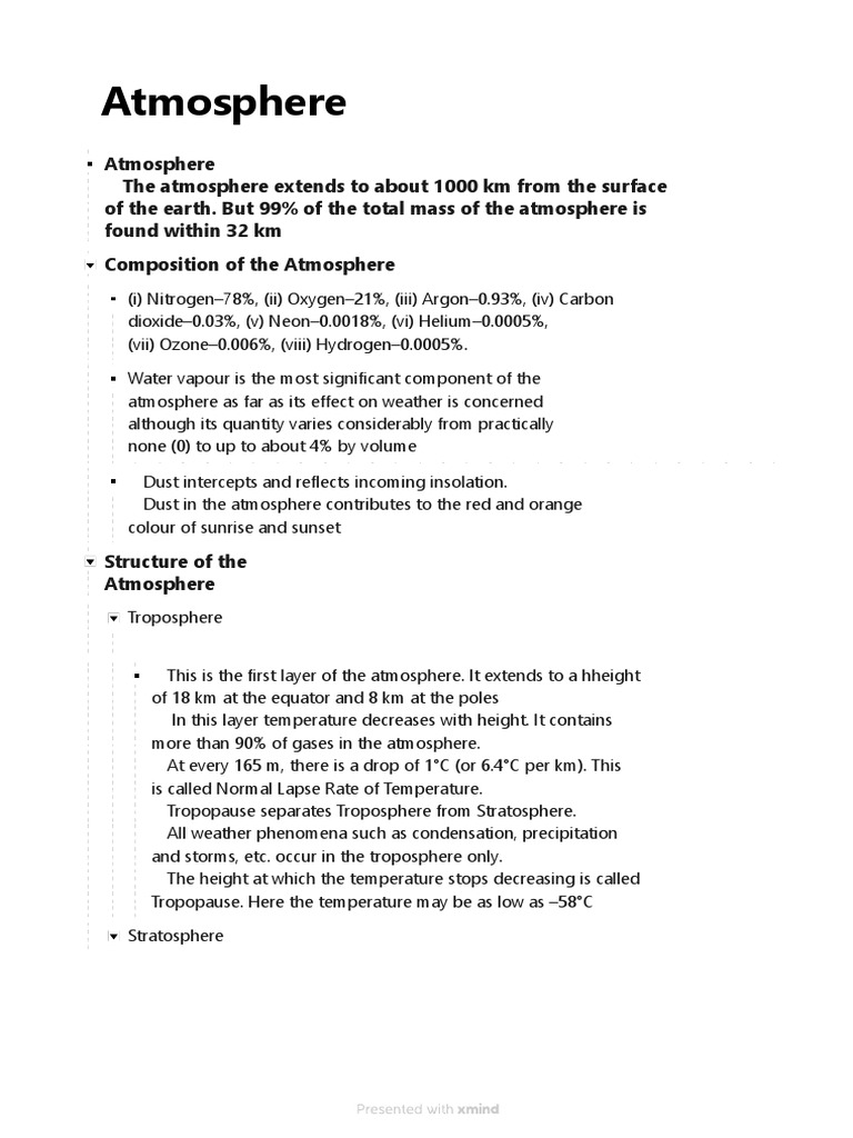 Atmosphere | PDF | Atmosphere Of Earth | Atmosphere