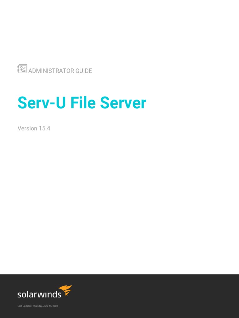 Serv-u File Server Administrator Guide | PDF | File Transfer Protocol | World Wide Web