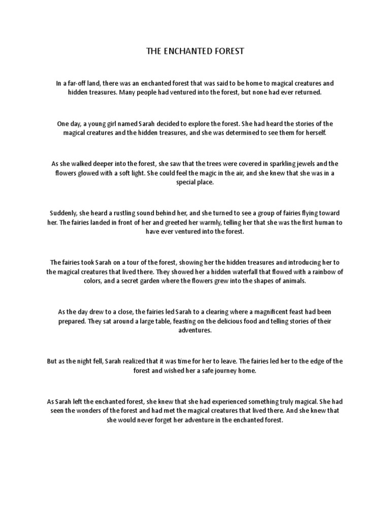 The Enchanted Forest | PDF