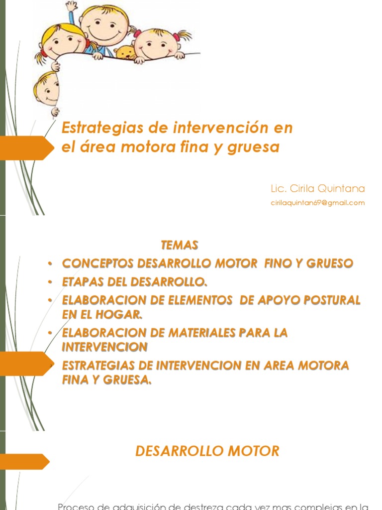 Estrategias para Motricidad Fina y Gruesa | PDF | Mano