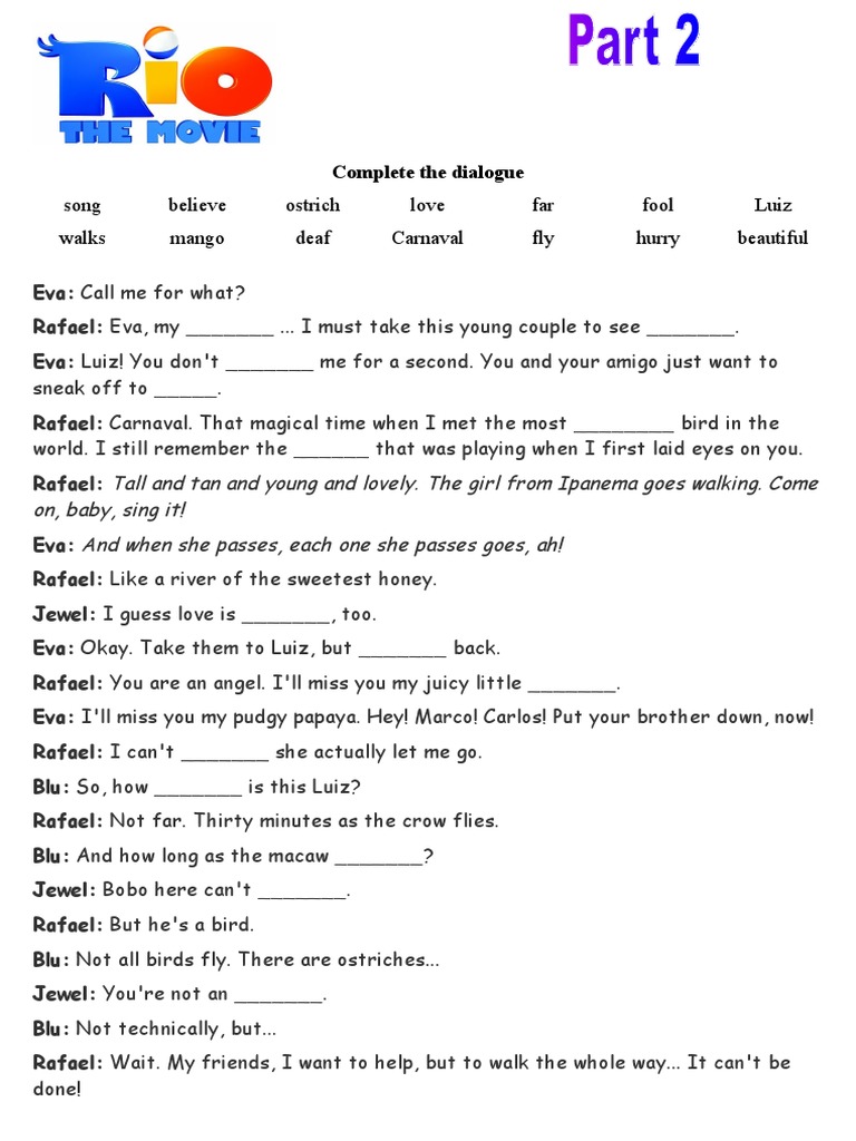 RIO Video Lesson - Part 2 | PDF