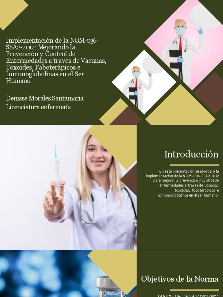 PRESENTACIONES Nom-036-Ssa2-2012-Mejorando-La-Prevencion-Y-Control-De ...
