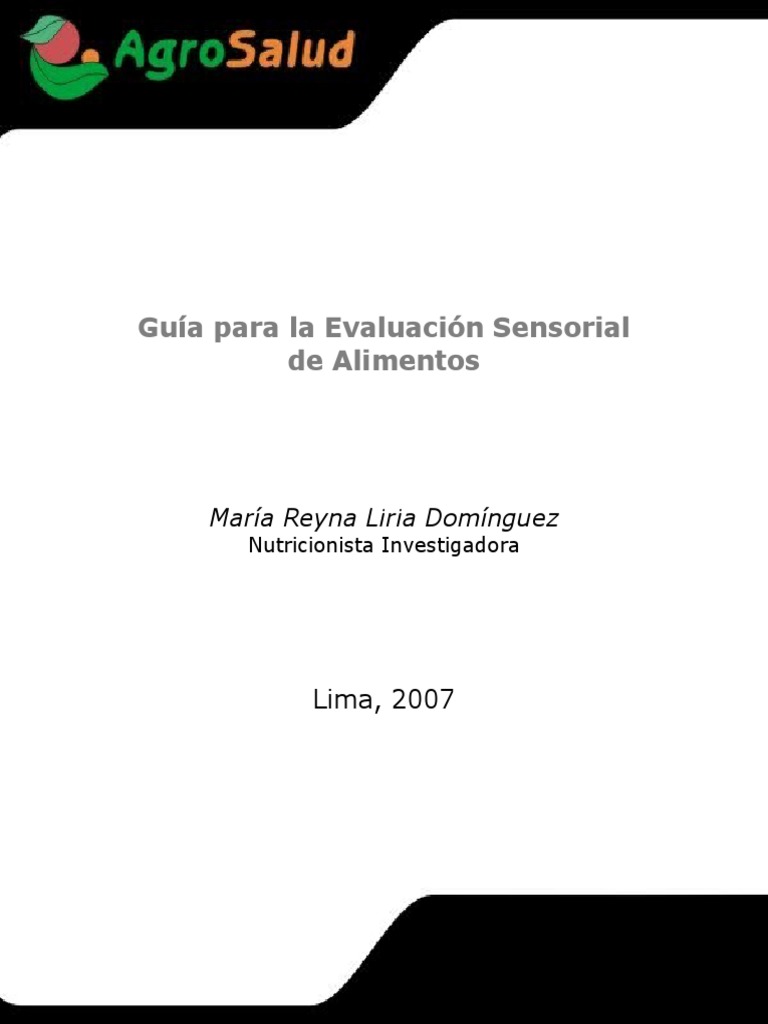 Guia para La Evaluacion Sensorial de Alimentos | PDF | Alimentos | Aleatoriedad