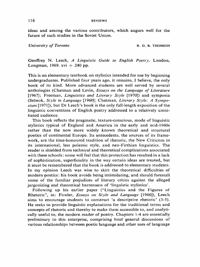 a-linguistic-guide-to-english-poetry_compress | PDF | Rhetoric | Poetry