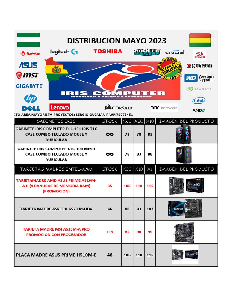 Lista Mayorista | PDF | Informática | Empresas de informática de los Estados Unidos