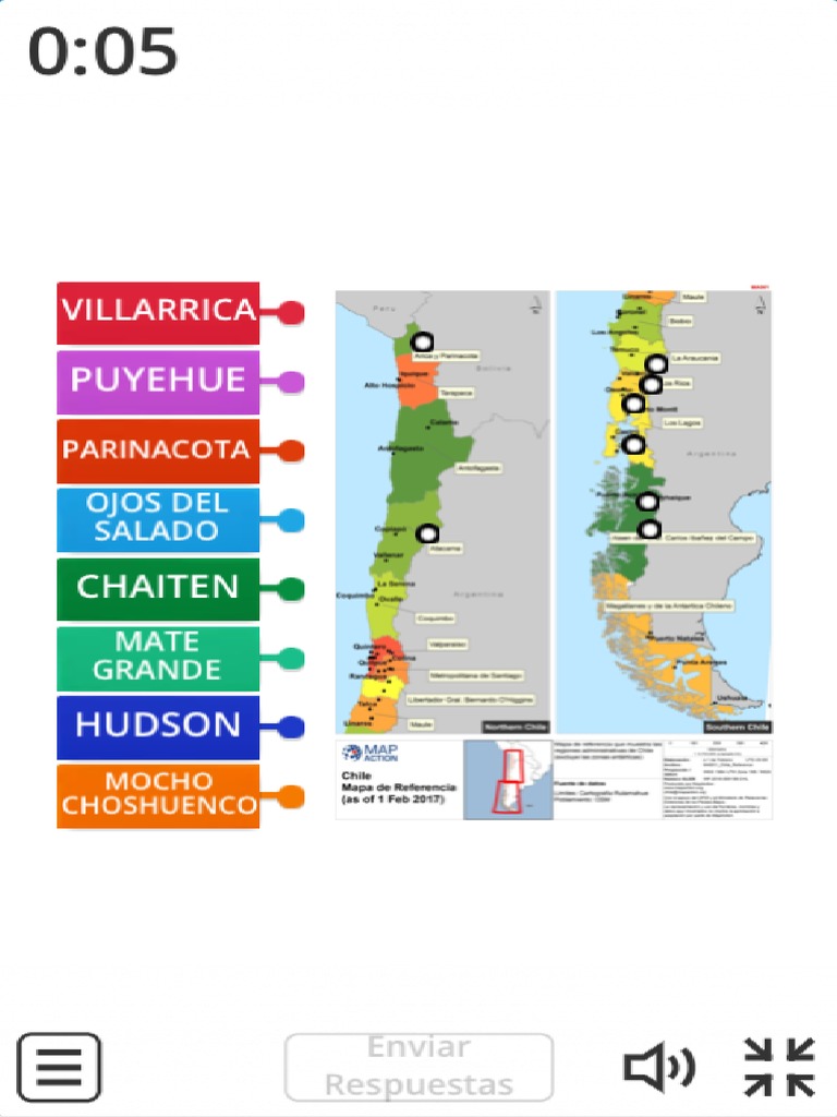 VOLCANES FAMOSOS DE CHILE - Diagrama Etiquetado | PDF