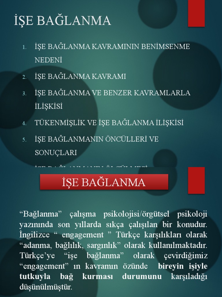 6 Işe Baglanma | PDF