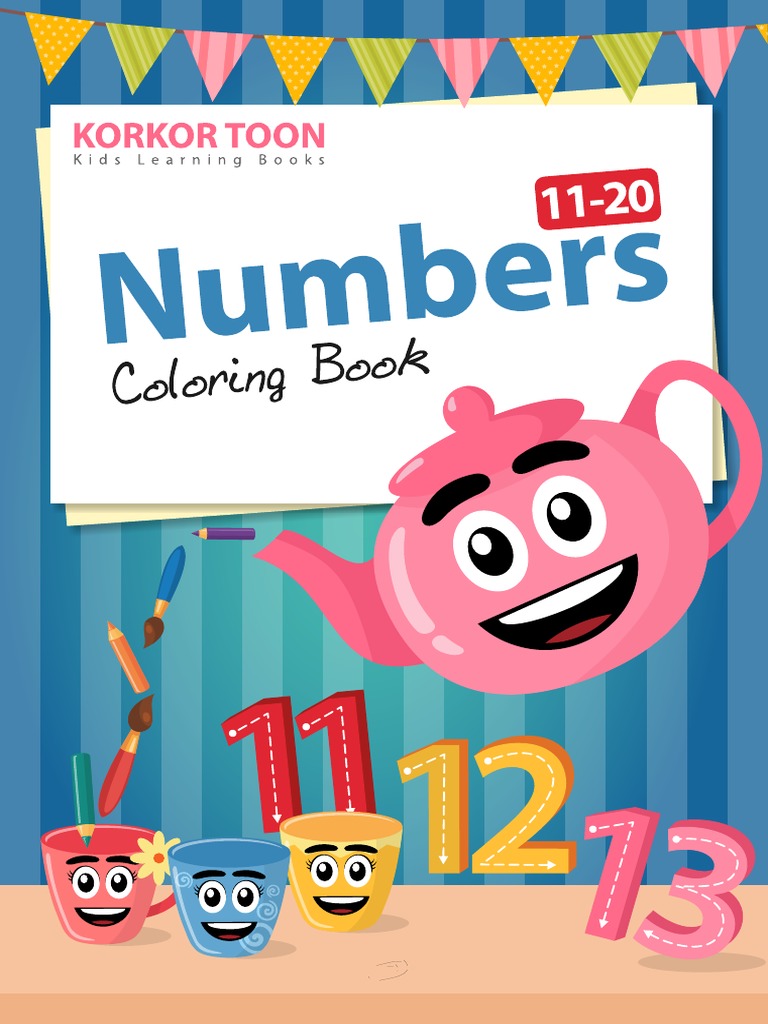 Numbers Color Book 11 20 | PDF