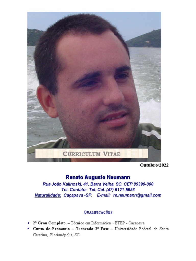 Curriculum Vitae - Renato Neumann | PDF