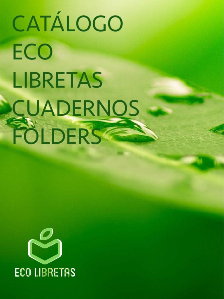 Libretas Blocks y Cuadernos Eco Diplomas 2023 | PDF