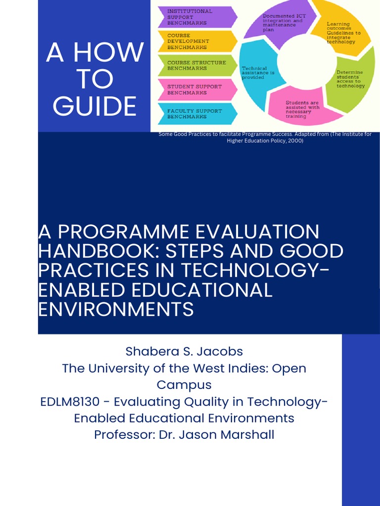Handbook | PDF | Evaluation | Program Evaluation