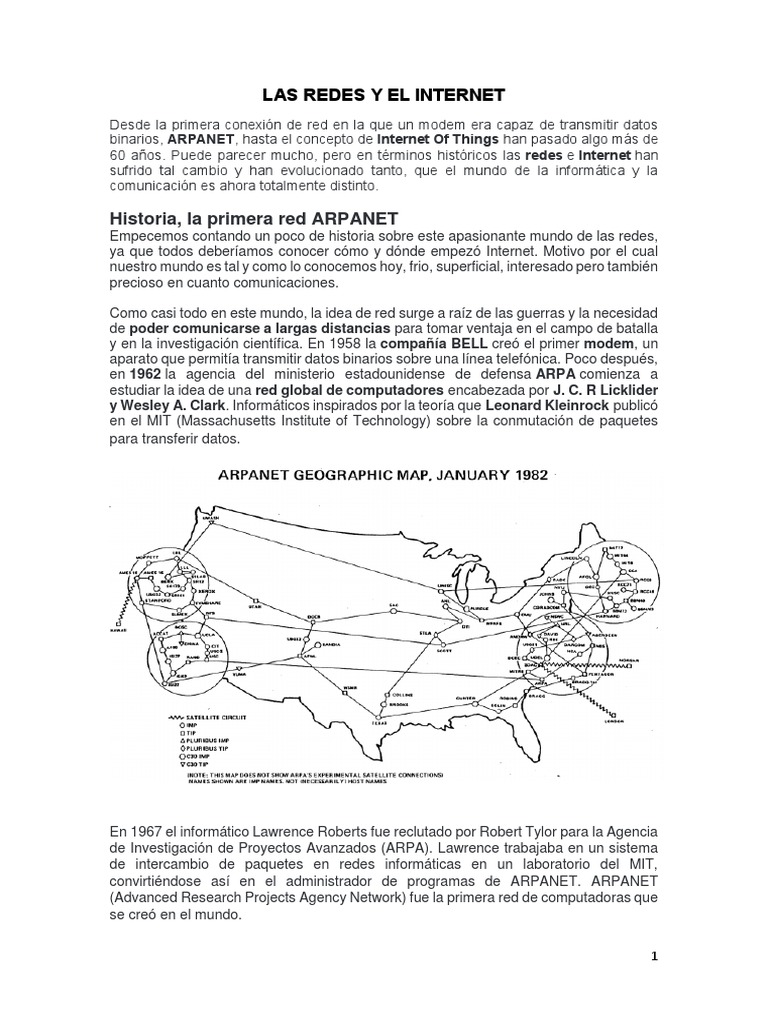 Clase Nro 12 Las Redes y El Internet | PDF | Red de computadoras ...
