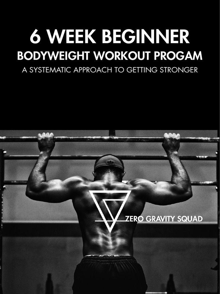 Zero Gravity Calistenia Principiante | PDF | Physical Fitness ...