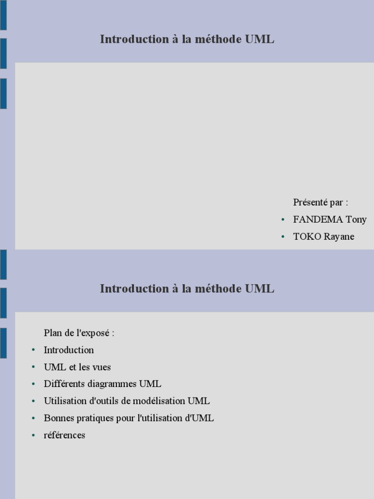 Introduction à la méthode UML | PDF | Langage de Modélisation Unifié ...
