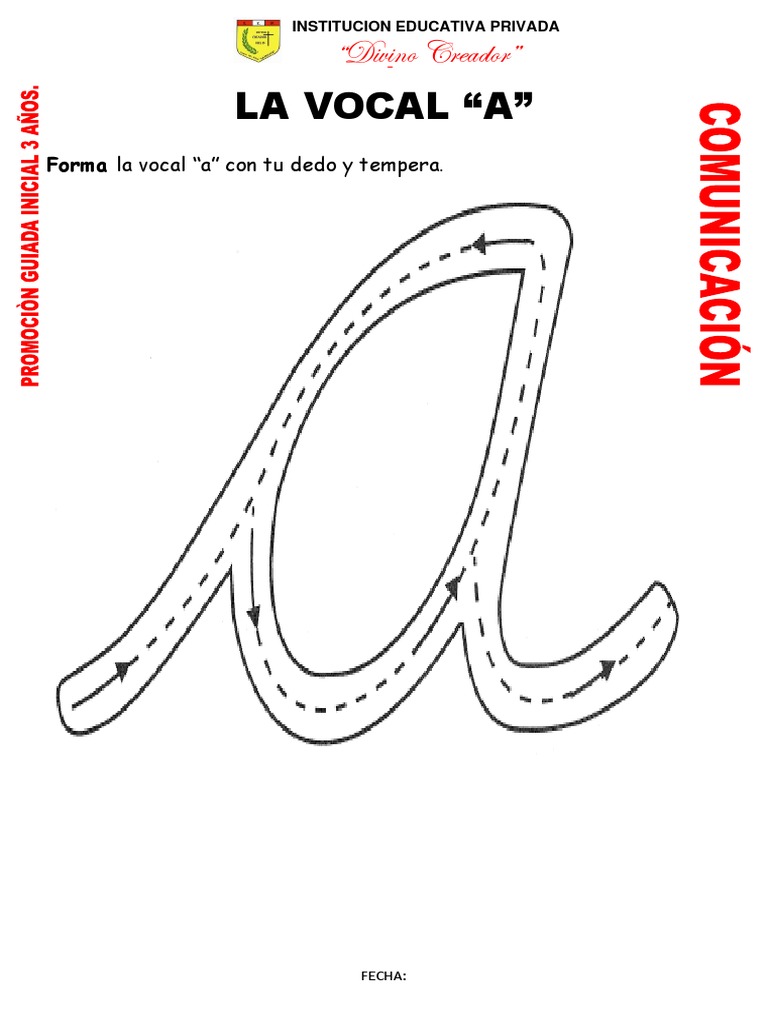 Actividades de Aprendizaje de Vocales | PDF