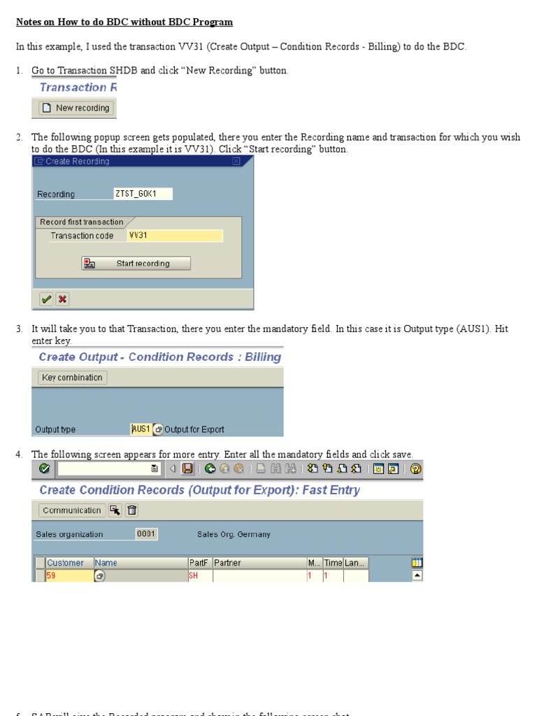 How To Do BDC Without BDC Program | PDF | Text File | Microsoft Excel