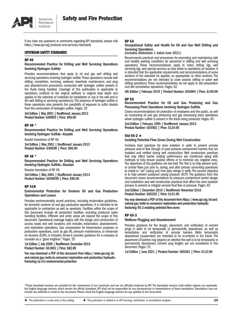 Safety and Fire Protection | PDF