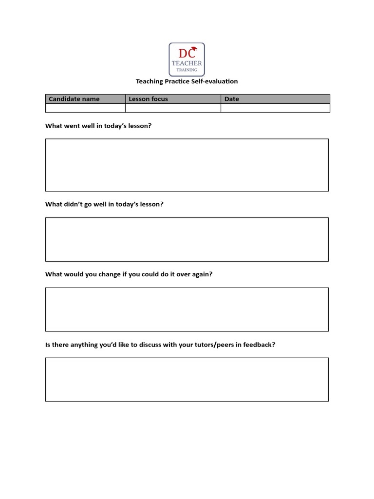 TP Self-Evaluation | PDF