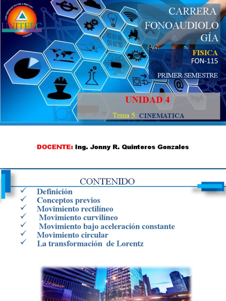 Tema 5A Cinematica | PDF | Velocidad | Aceleración