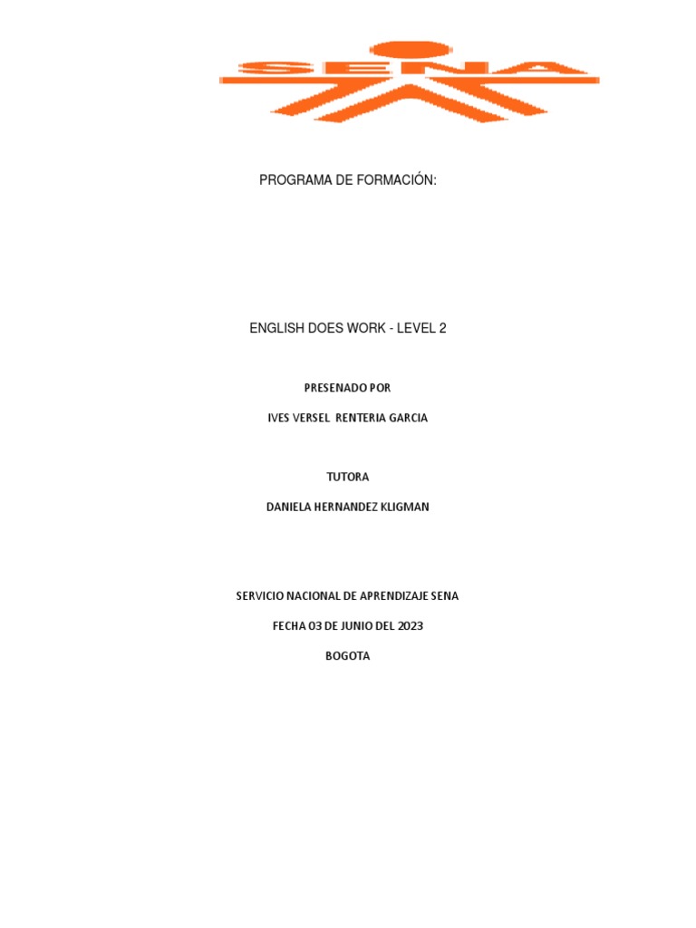 Infografía de Su Vecindario. AA1-EV01 | PDF