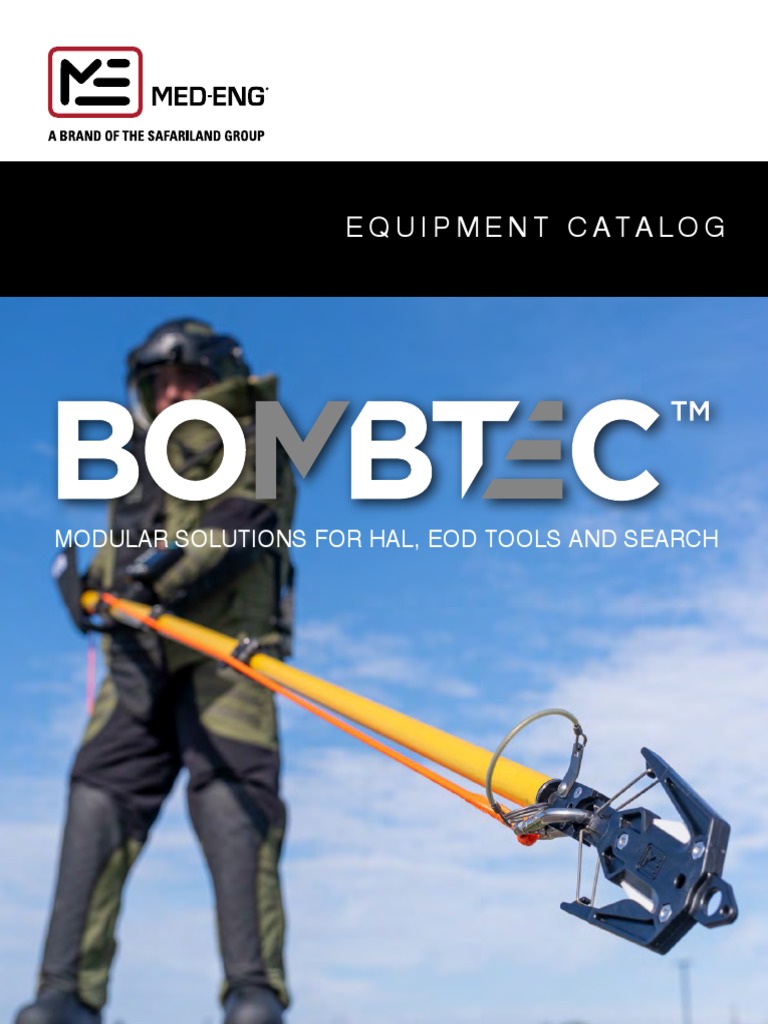 Med-Eng BombTec Catalogue 030322 - Red | PDF | Backpack | Bomb Disposal