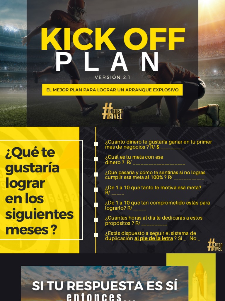 Nuevo Plan Kick Off - 030521 | PDF