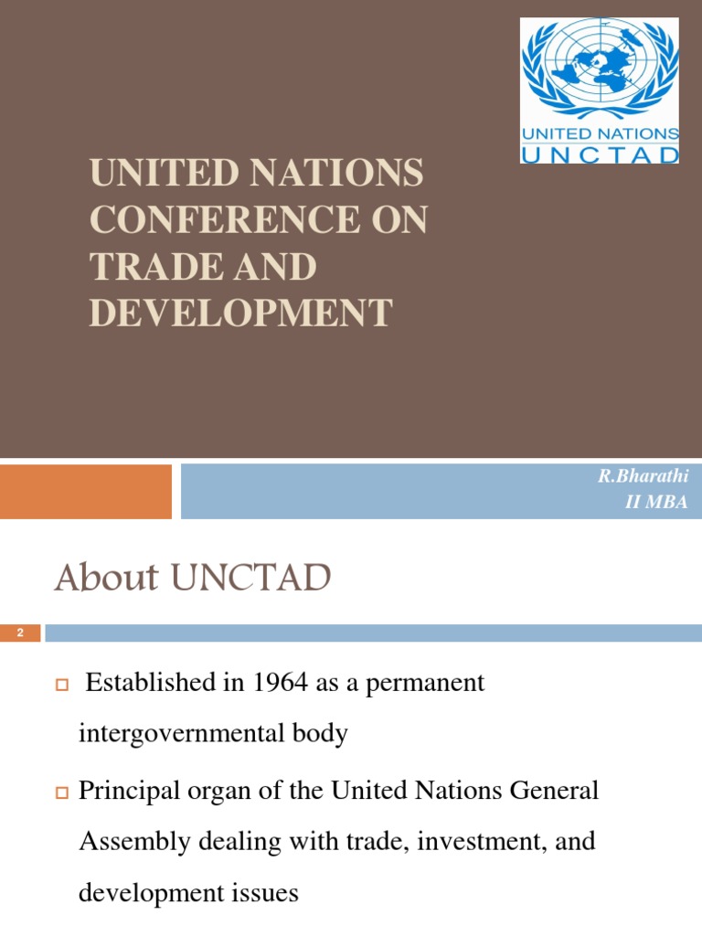 United Nations Conference On Trade and Development | PDF | Finance ...
