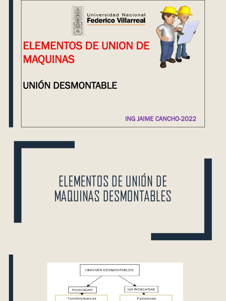 Clase6 Uniones Desmontable | PDF