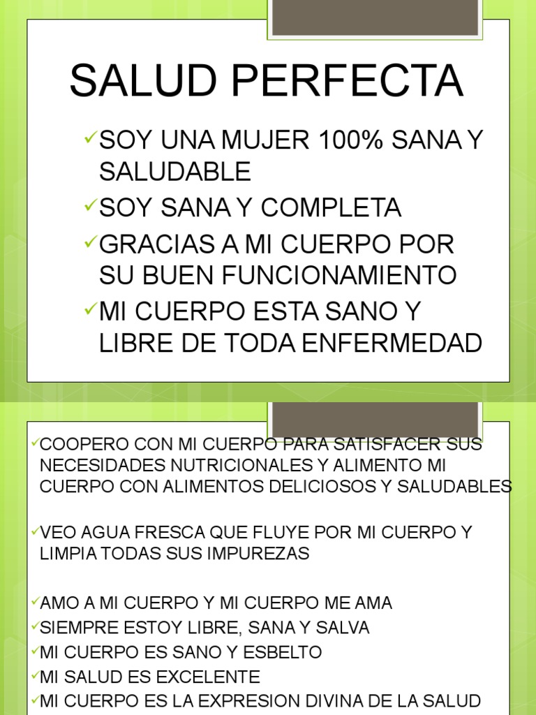 SALUD PERFECTA | PDF