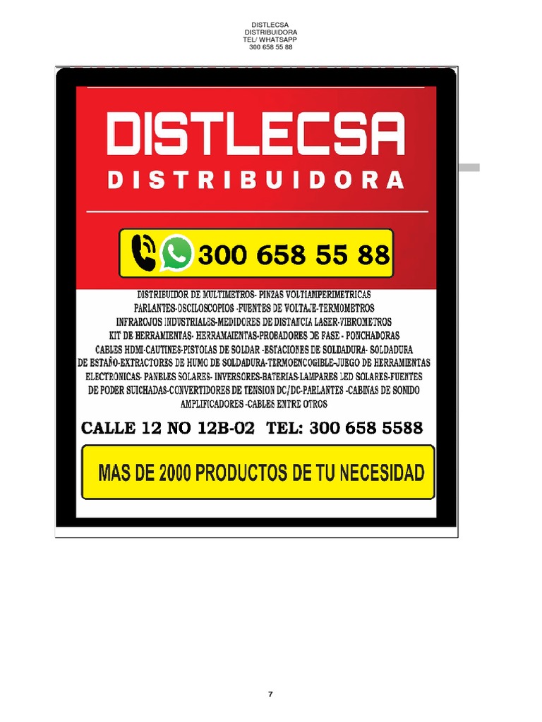 Lista Distlecsa 2023. | PDF | Pantalla de cristal líquido | Vídeo