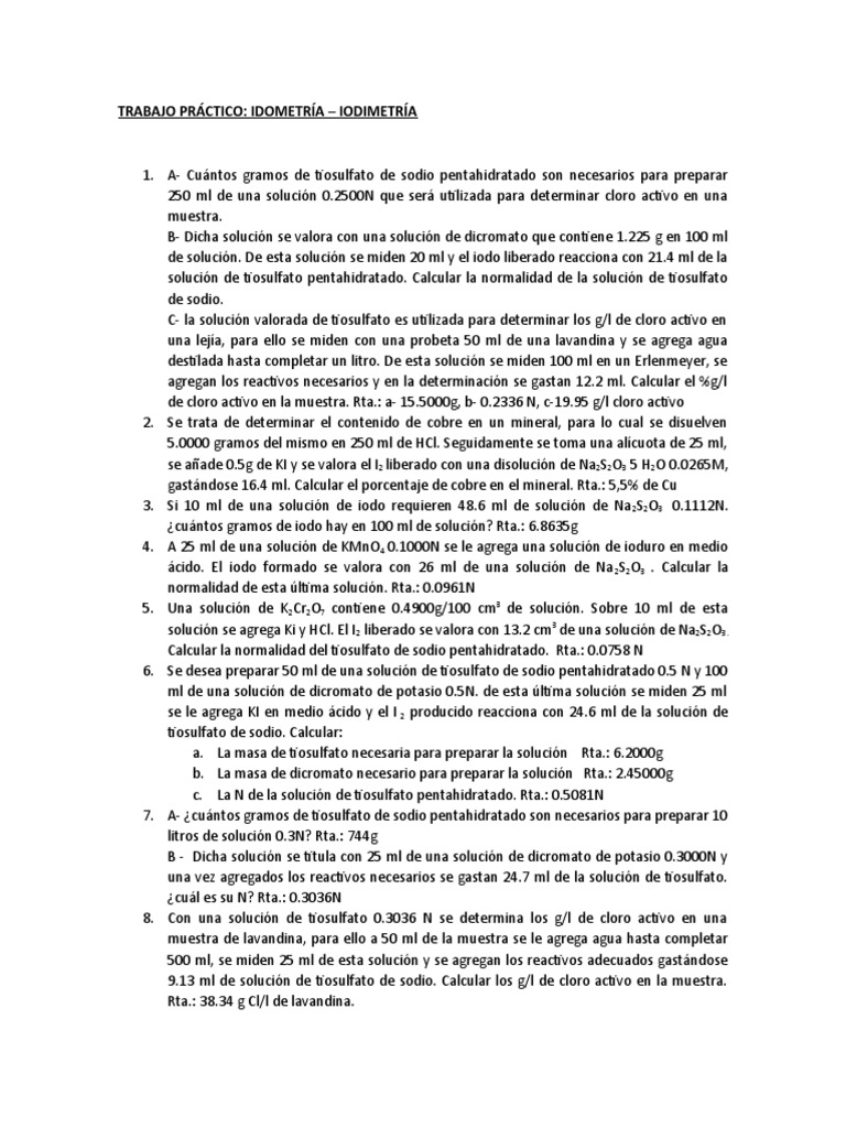 Iodo - Iodi TP | PDF | Química Física | Ciencias fisicas