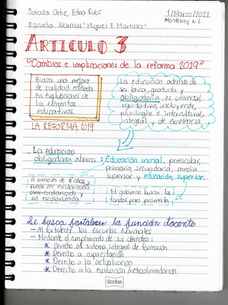 Reporte - Artículo 3ro | PDF