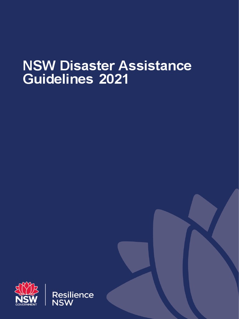 NSW Disaster Assistance Guidelines Dag 2021 | Download Free PDF ...
