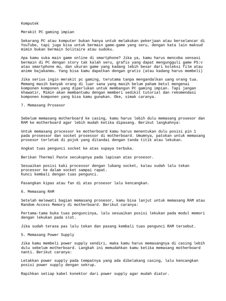 Komputek-WPS Office | PDF