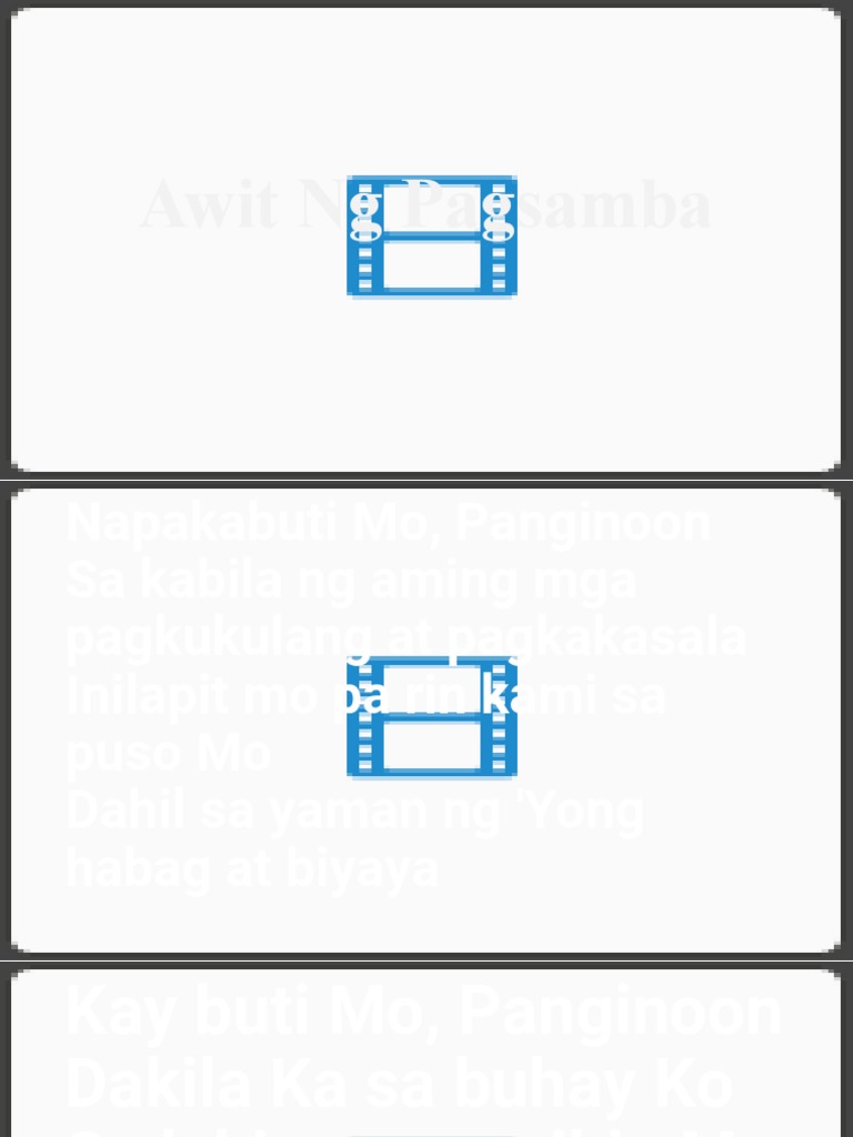 Awit NG Pagsamba | PDF
