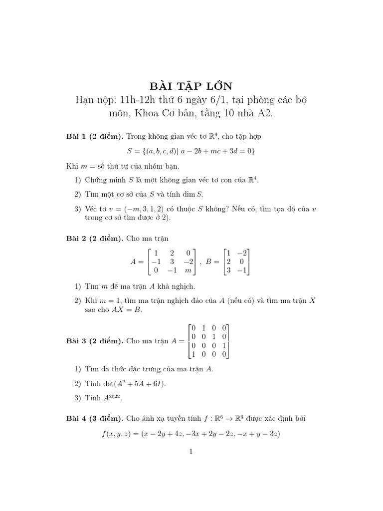 Bai Tap Lon NH M 7 | PDF