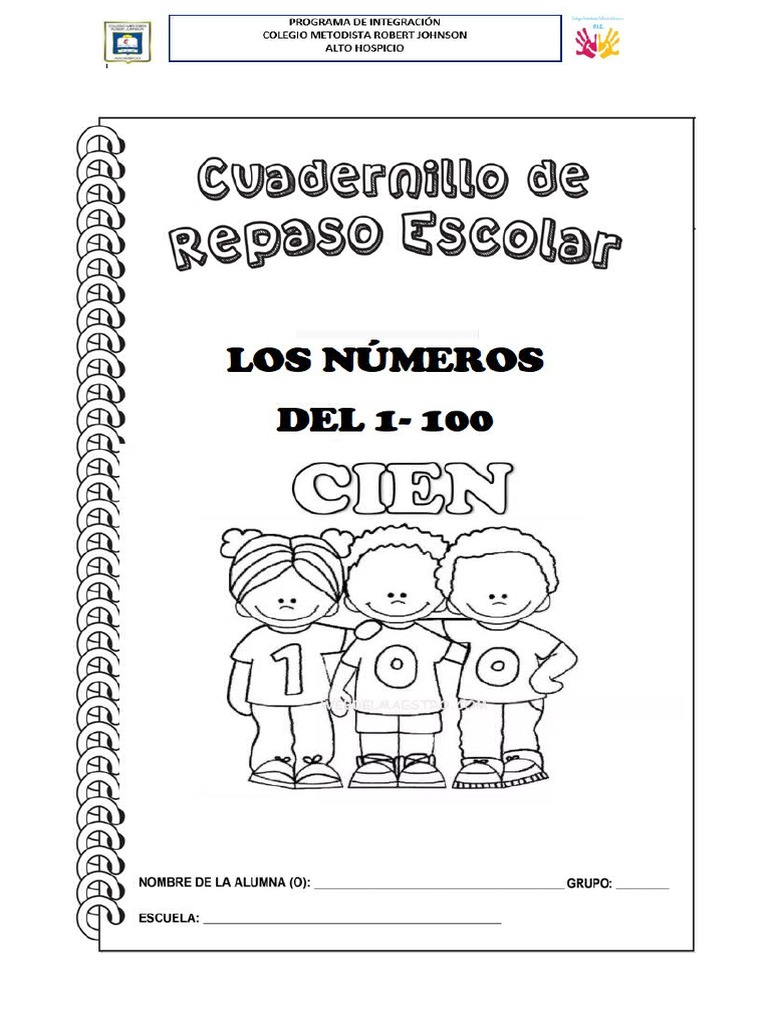 Repaso de Los Números Del 1 100 | PDF