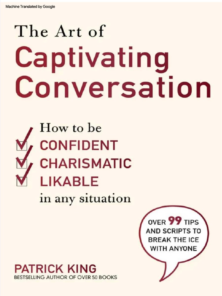 El Arte de La Conversacion Patrick King | PDF | Placer | Egoismo ...