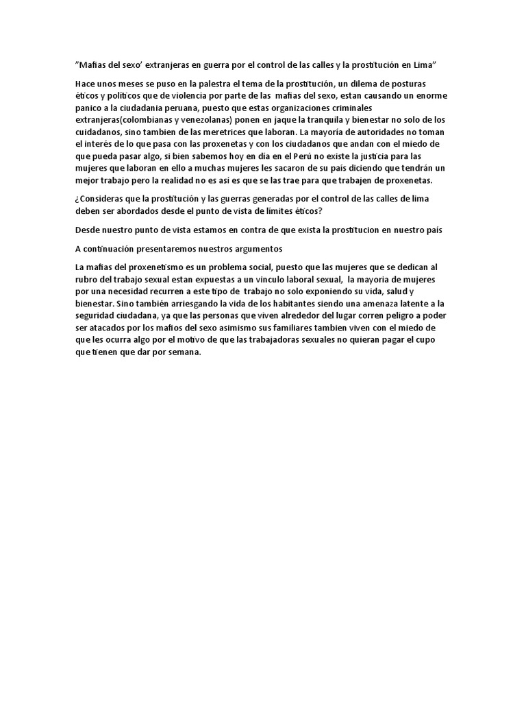 Mafias Del Sexo Pdf
